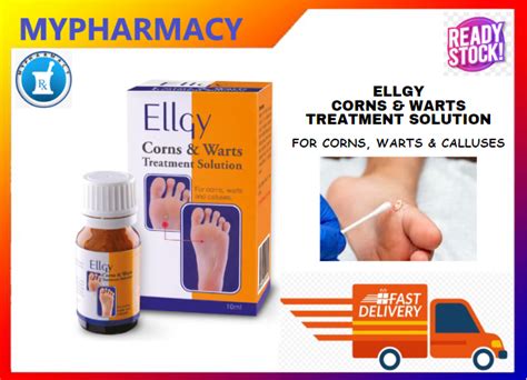 Ellgy Corns And Warts Treatment Solution 10ml Lazada