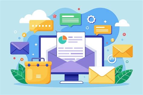 a colorful setup showcases an email capture form on a monitor
