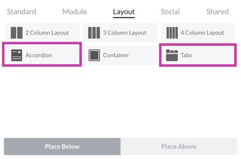 Customize An Accordion Or Tabs Element Finalsite Support