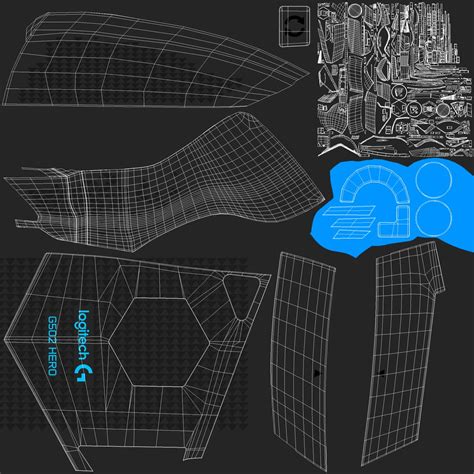 D Model Logitech Computer Mouse Turbosquid