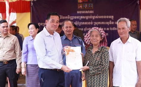 ឯកឧត្តម អ៊ុន ចាន់ដា អភិបាល នៃគណៈអភិបាលខេត្តកំពង់ចាម អញ្ជើញជា