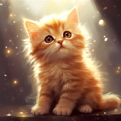 Premium Ai Image Cute Animated Cat Illustration Cartoon