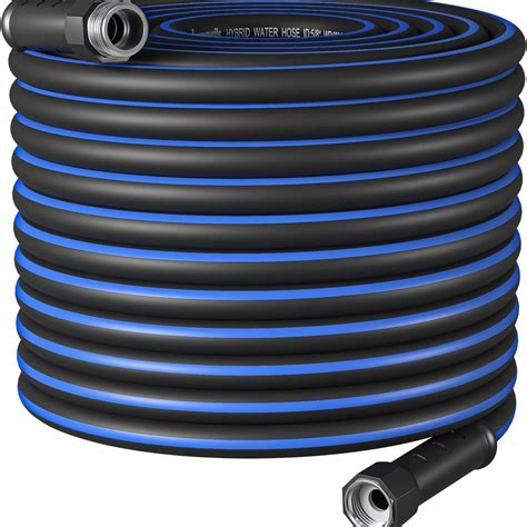 Garden Hose 100 Ft X 5 8 Hybrid Water Hose With Rotate Handle Heavy