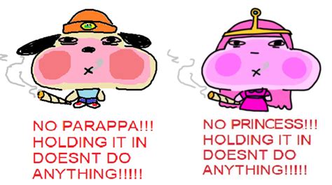 No Parappa Holding It In Doesnt Do Anything Know Your Meme