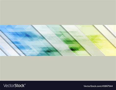 Colorful Technology Geometric Abstract Background Vector Image