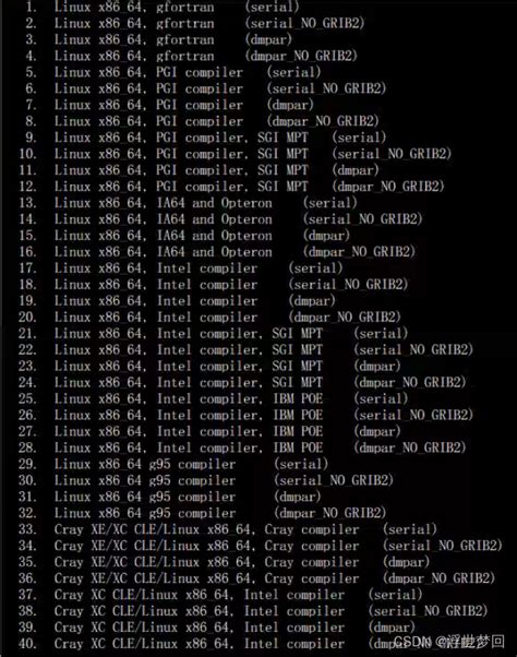 基于linux平台的wrf安装支持wrf安装的linux系统 Csdn博客