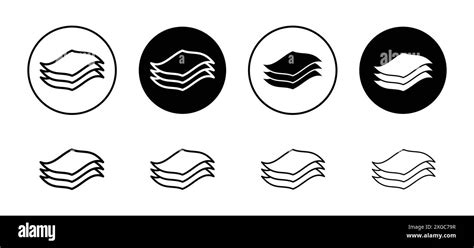 3 layers icon vector logo set collection for web app ui stock vector image and art alamy