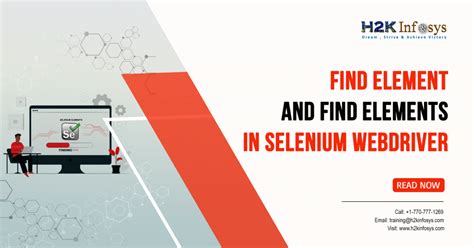 Find Element And FindElements In Selenium WebDriver H K Infosys Blog