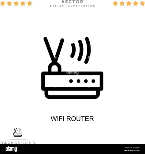 Wifi Router Icon Simple Element From Digital Disruption Collection Line Wifi Router Icon For
