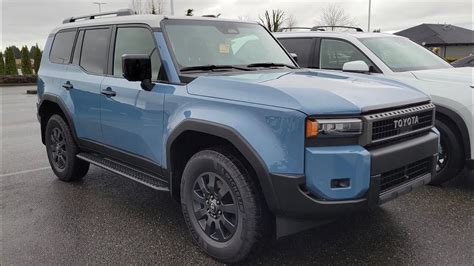 2025 Toyota Land Cruiser In Heritage Bluegrayscape Youtube