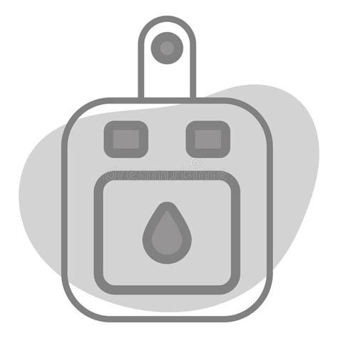 Glucometer Healthcare Medical Vector Graphic Illustration Icon Stock