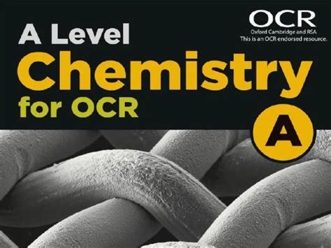 Chapter 7 A Level Chemistry Ocr Teaching Resources