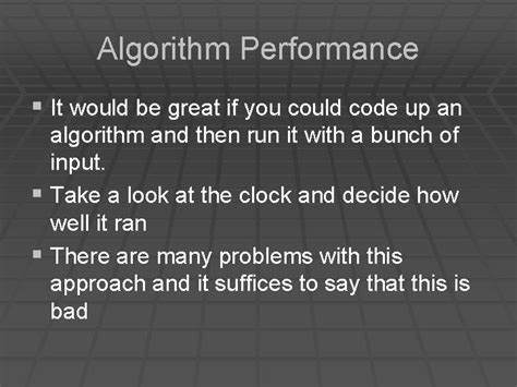 Algorithms And Algorithm Analysis The Fun Stuff Algorithms