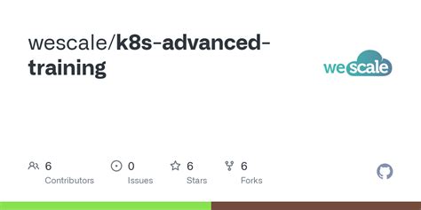 github wescale k8s advanced training