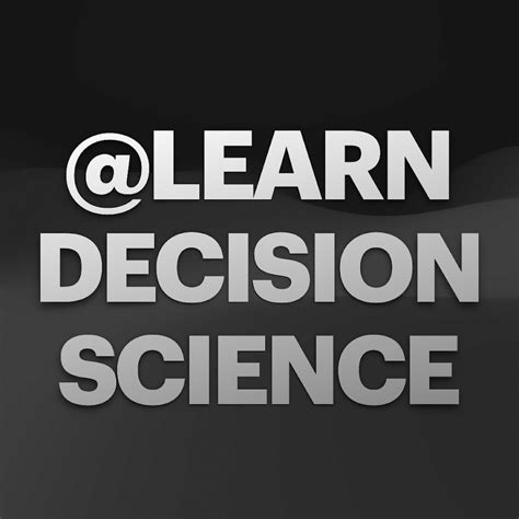 Learn Decision Science Youtube