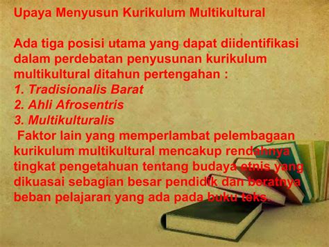Pendidikan Multikultural Ppt Pptx