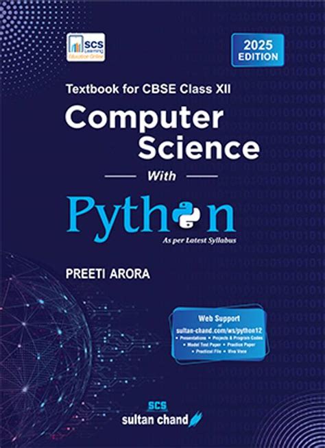 Computer Science With Python Textbook For Cbse Class 12 2025 26