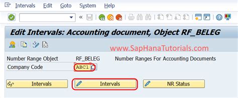 Number Ranges For Vendor Document Type In Sap S4 Hana Sap Hana Tutorials
