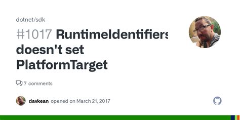 Runtimeidentifiers Doesnt Set Platformtarget · Issue 1017 · Dotnet