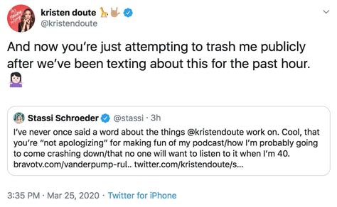 Vanderpump Rules Stassi Slams Kristen For Dissing Her Podcast During