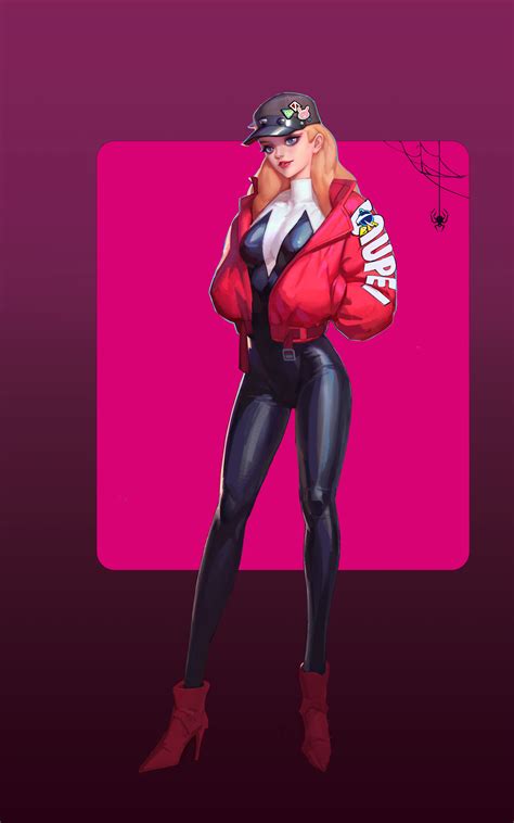 Gwen Stacy Женщина Паук Гвен Паук Гвен Стейси Marvel Вселенная