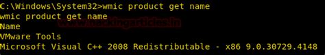 Post Exploitation Using Wmic System Command Hacking Articles