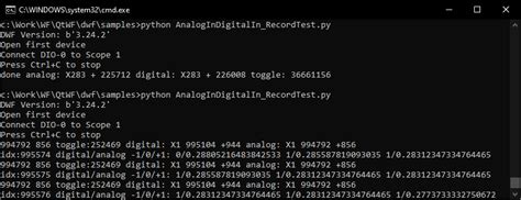 Analog And Digital Record Data Loss Waveforms Sdk Test And Measurement Digilent Forum