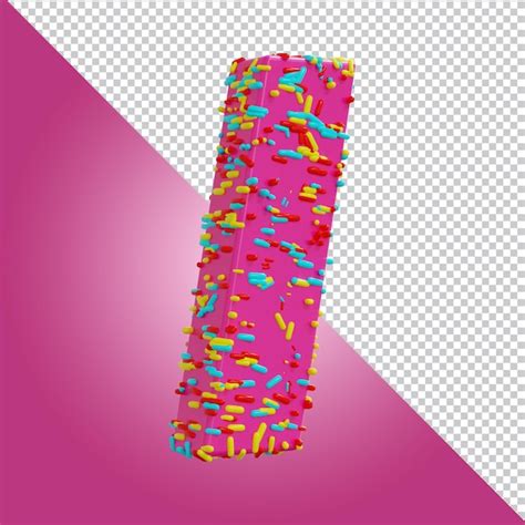 뿌리 알파벳 문자 절연의 3d 렌더링 프리미엄 Psd 파일