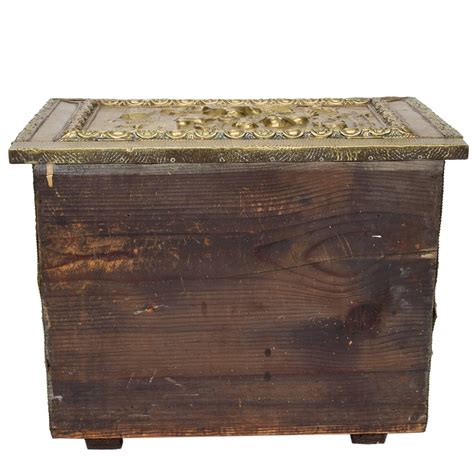 19th Century English Brass Fireside Box At 1stdibs Brass Fire Box