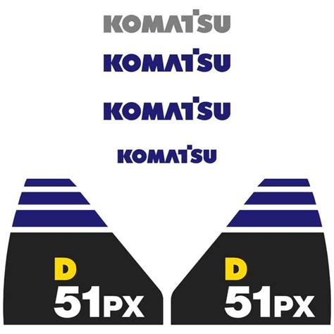 Komatsu Decals