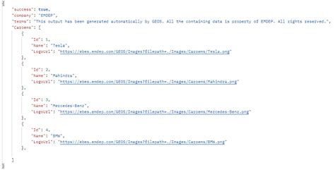 GEOS API Documentation