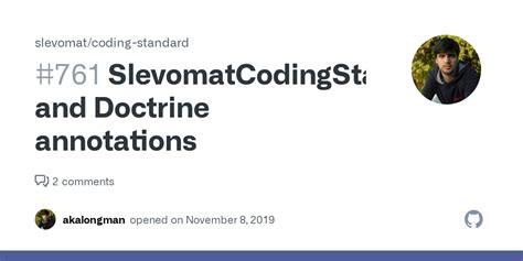 Slevomatcodingstandardnamespacesunusedusesunuseduse And Doctrine Annotations · Issue 761