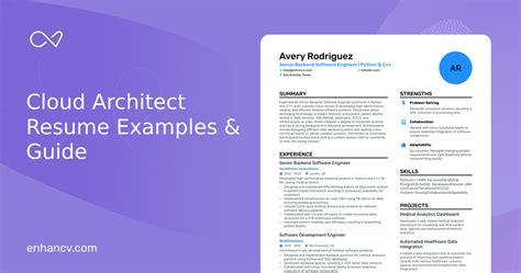 10 Cloud Architect Resume Examples And Guide For 2026
