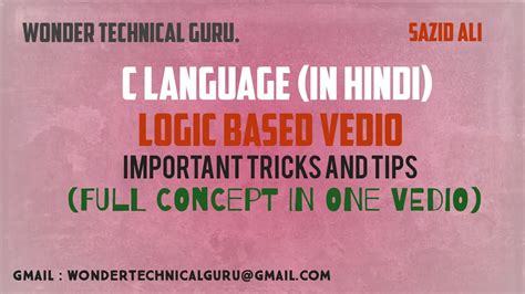 How To Learn C Language C Programming Tutorial C Language C