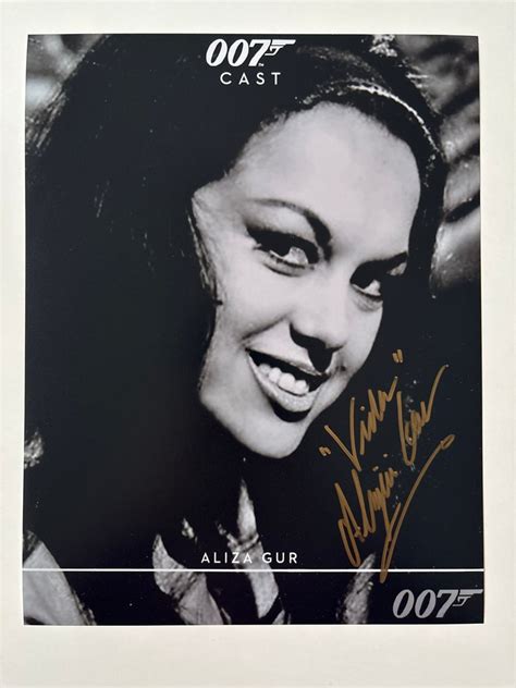 James Bond 007 From Russia With Love Aliza Gur As Vida Handsigned
