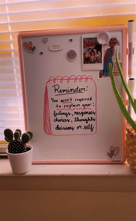 Whiteboard Quote 9 Aesthetic Writing And Reminder Board