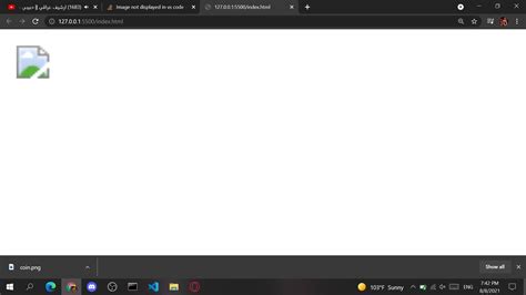 Html Image Not Displayed In Vs Code Stack Overflow