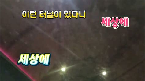 난생처음보는 아름다운 터널 Youtube