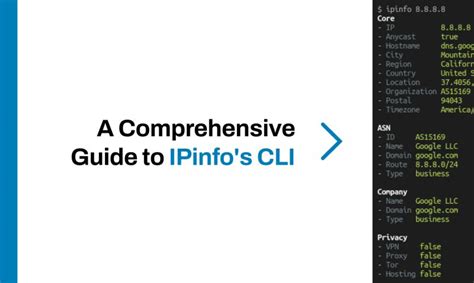 ipinfo on linkedin a comprehensive guide to ipinfo s cli