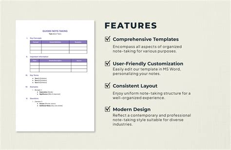 Guided Note Taking Template In Word PDF Google Docs Download Template Net