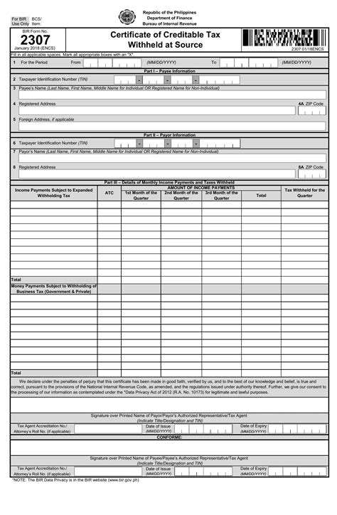 Bir Form Fill Out Printable PDF Forms Online