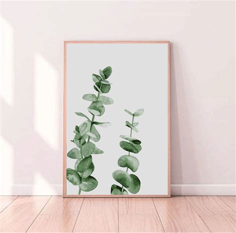 Eucalyptus Print Eucalyptus Leaf Print Australian Native Print