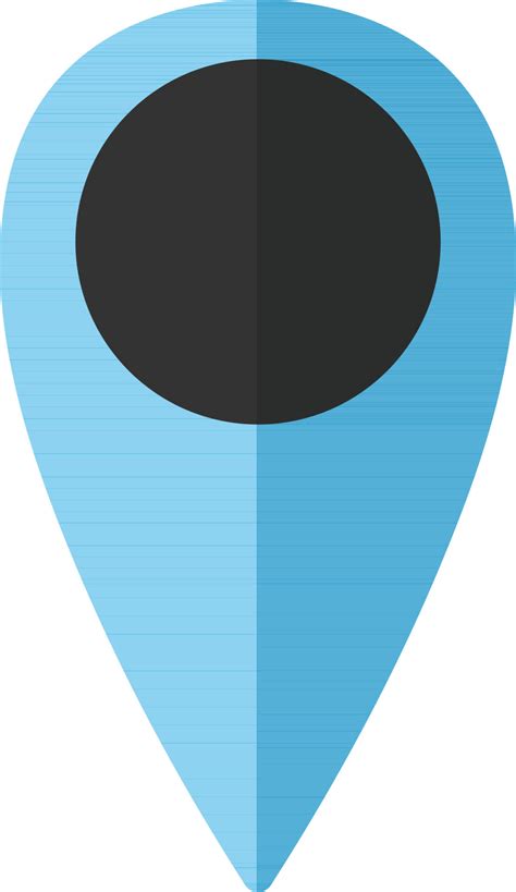 Map Pointer In Black And Blue Color 24371202 Vector Art At Vecteezy