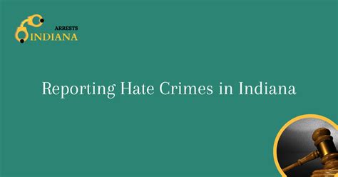 Reporting Hate Crimes In Indiana In