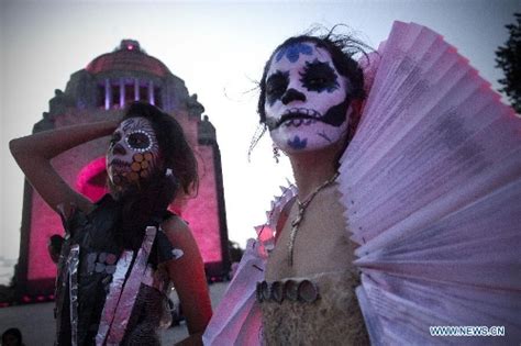People Celebrate The Day Of The Dead In Mexico City Global Times