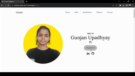 gunjan upadhyay on linkedin webdeveloper portfolio 14 comments
