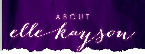 About Elle Kayson