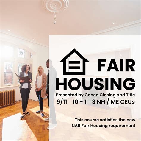 Fair Housing With Cohen Education Page Seacoast Board Of Realtors