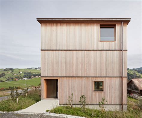 Bernardo Bader References Traditional Alpine Architecture In Larch Home