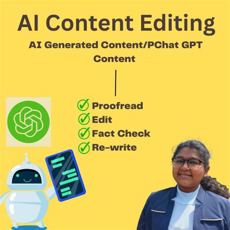 Proofread And Recheck Your Ai Generated And Chat Gpt Content By Prernadas Fiverr